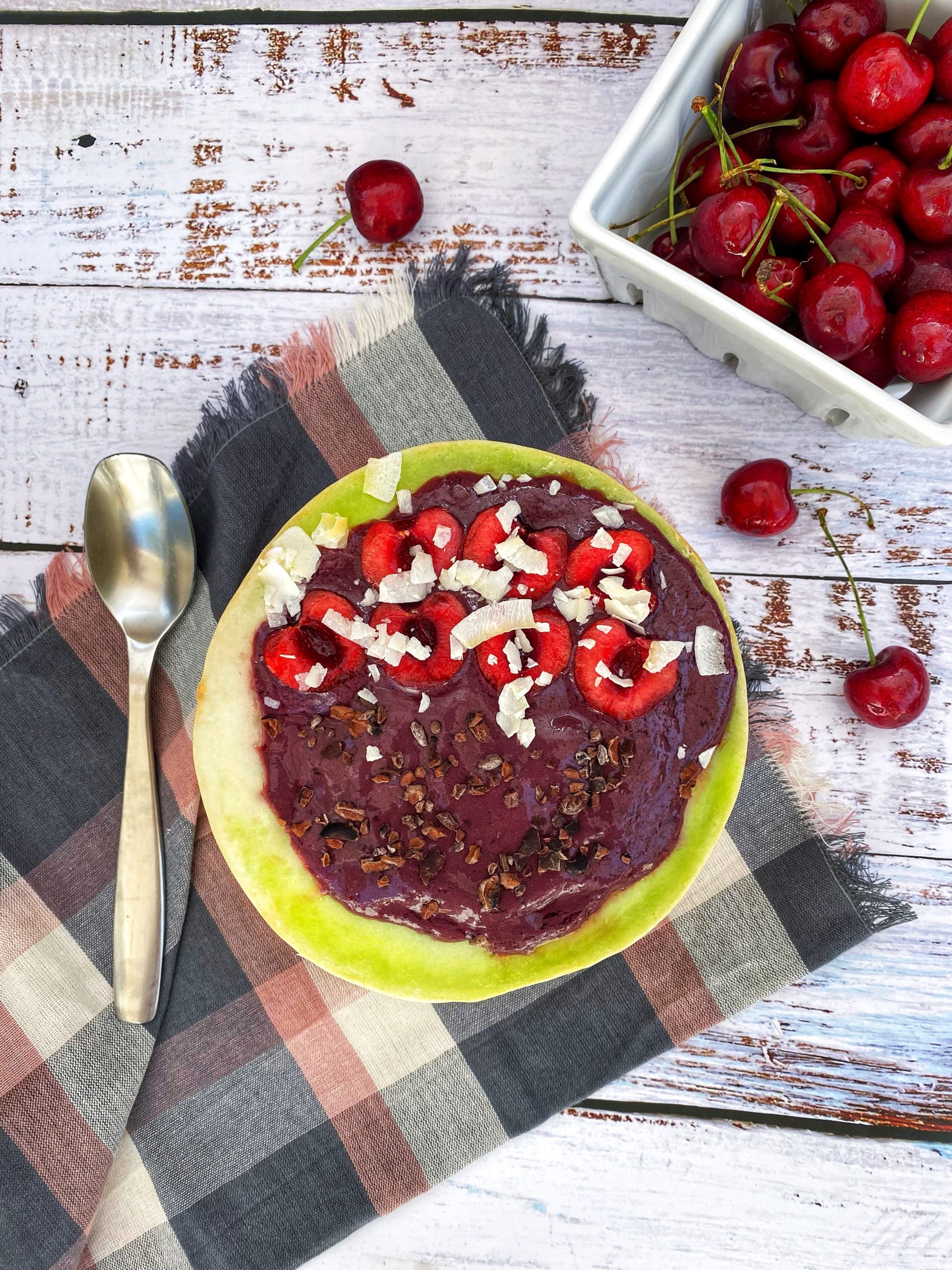 Choco-Cherry Acai Bowl | Family Meals in Heels